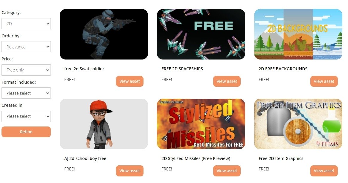 Free Game Assets | Tle Apps